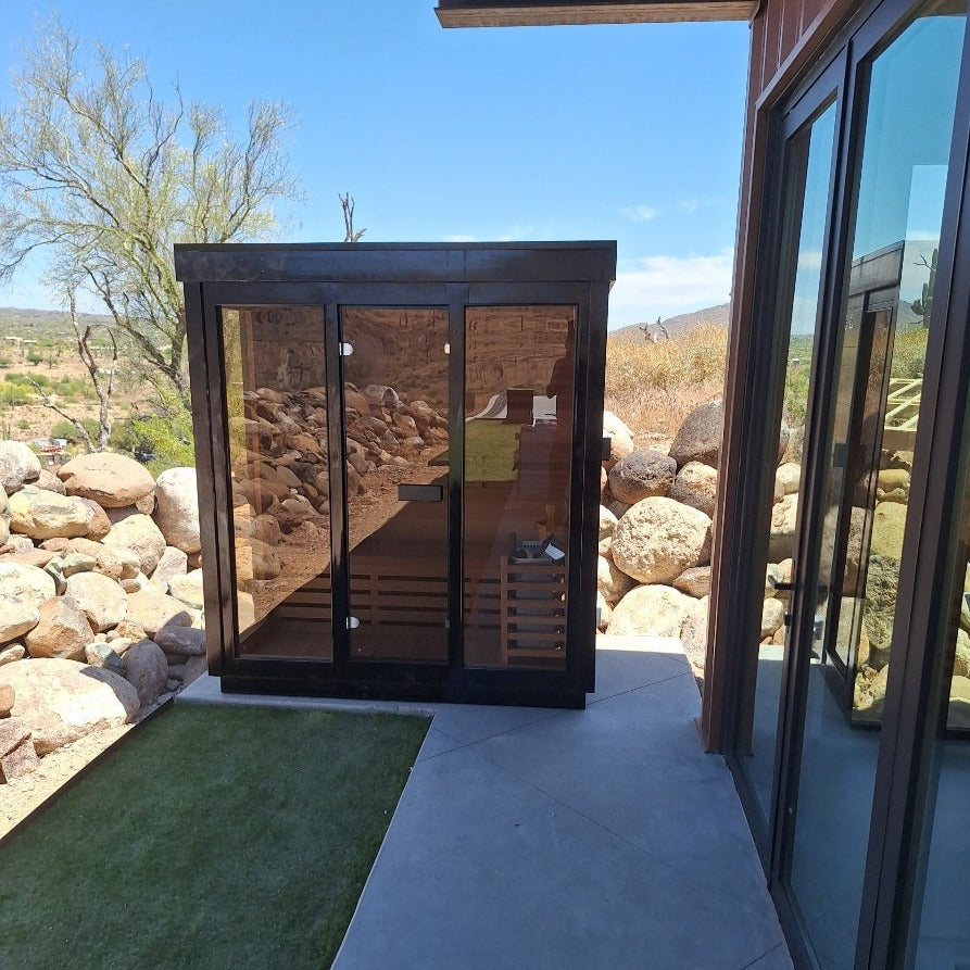 SAUNAONES® Square Sauna Minimalist Refresh 2 – Saunaones
