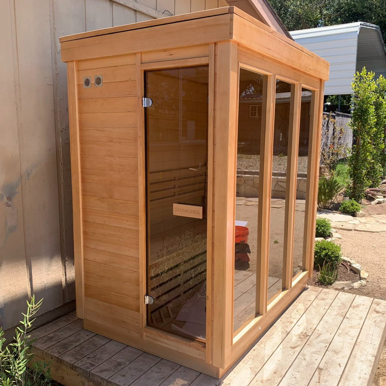 SAUNAONES® Square Sauna Minimalist Refresh 2 – Saunaones